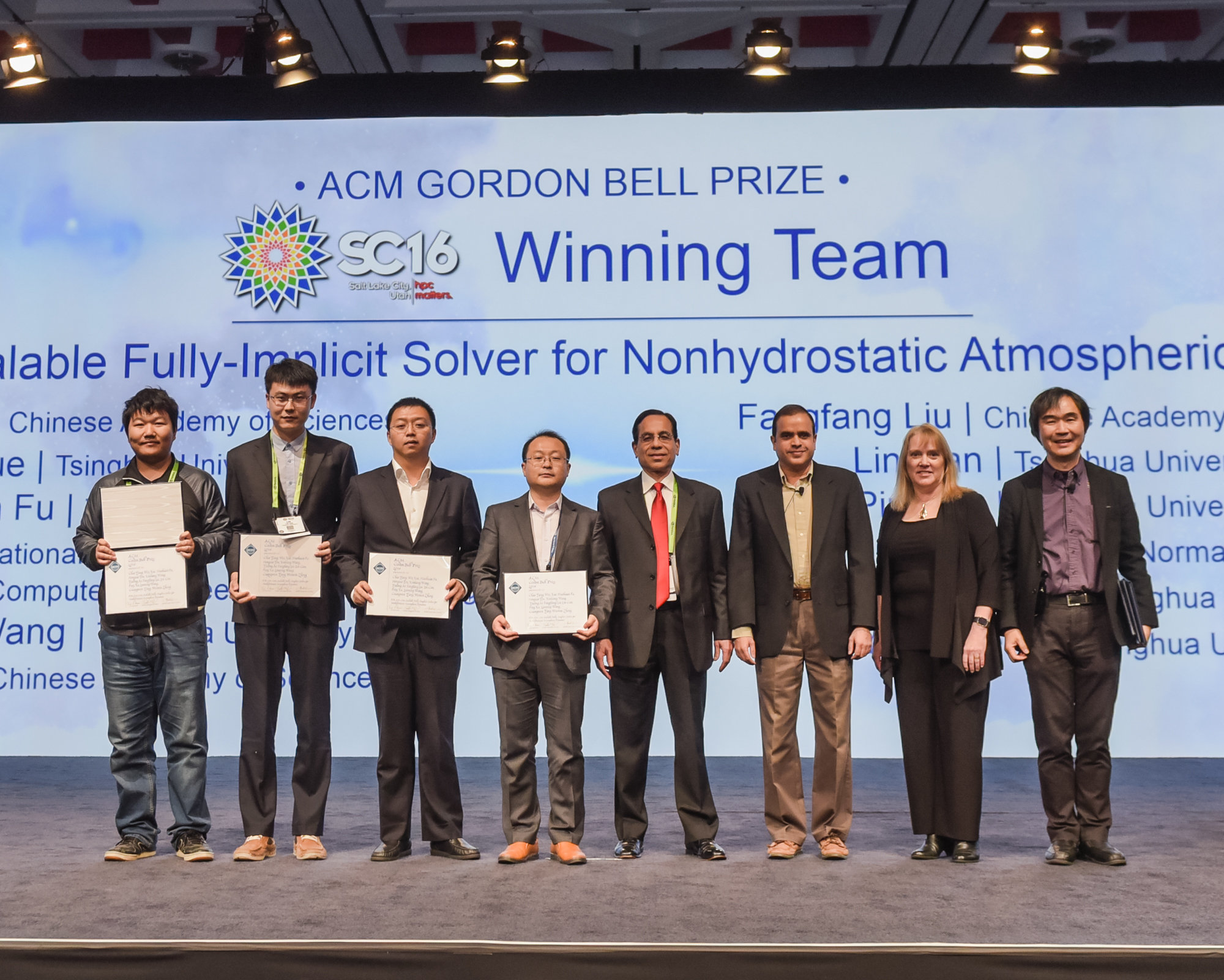ACM Gordon Bell Prize - SC16