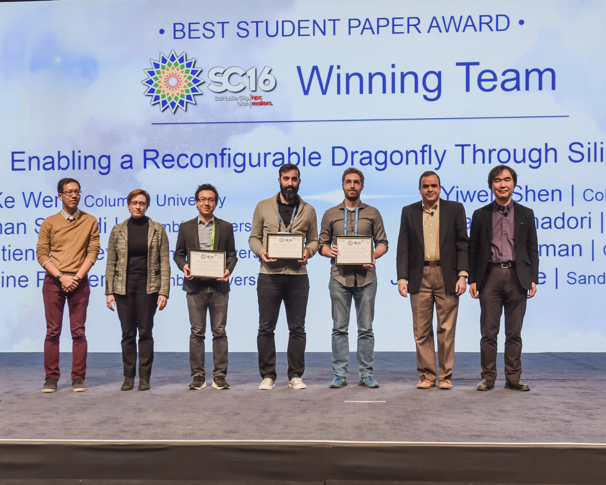 Best Paper/Poster/Visualization Awards - SC16